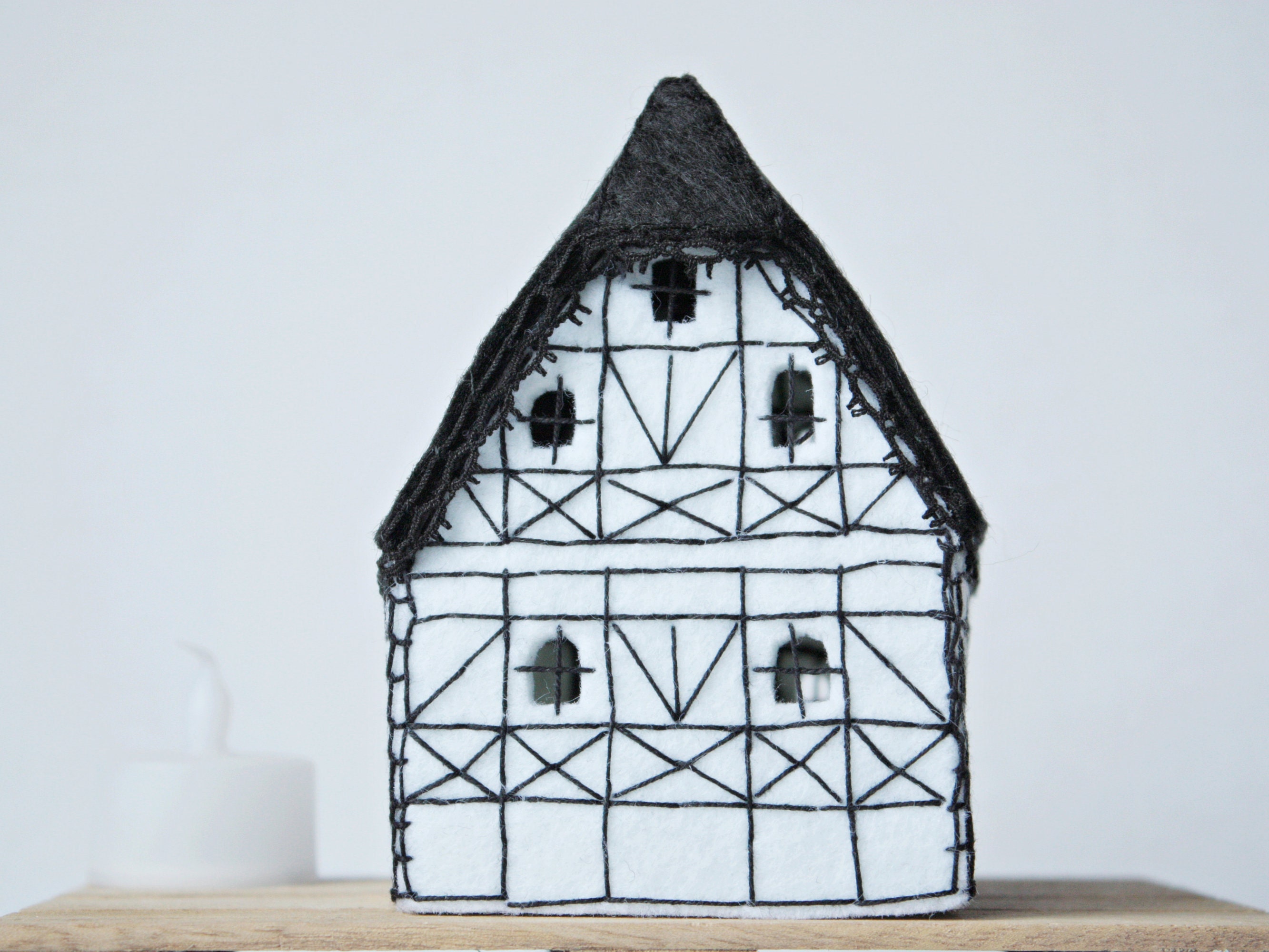 Mini Felt House, Lighted House Decor - Etsy