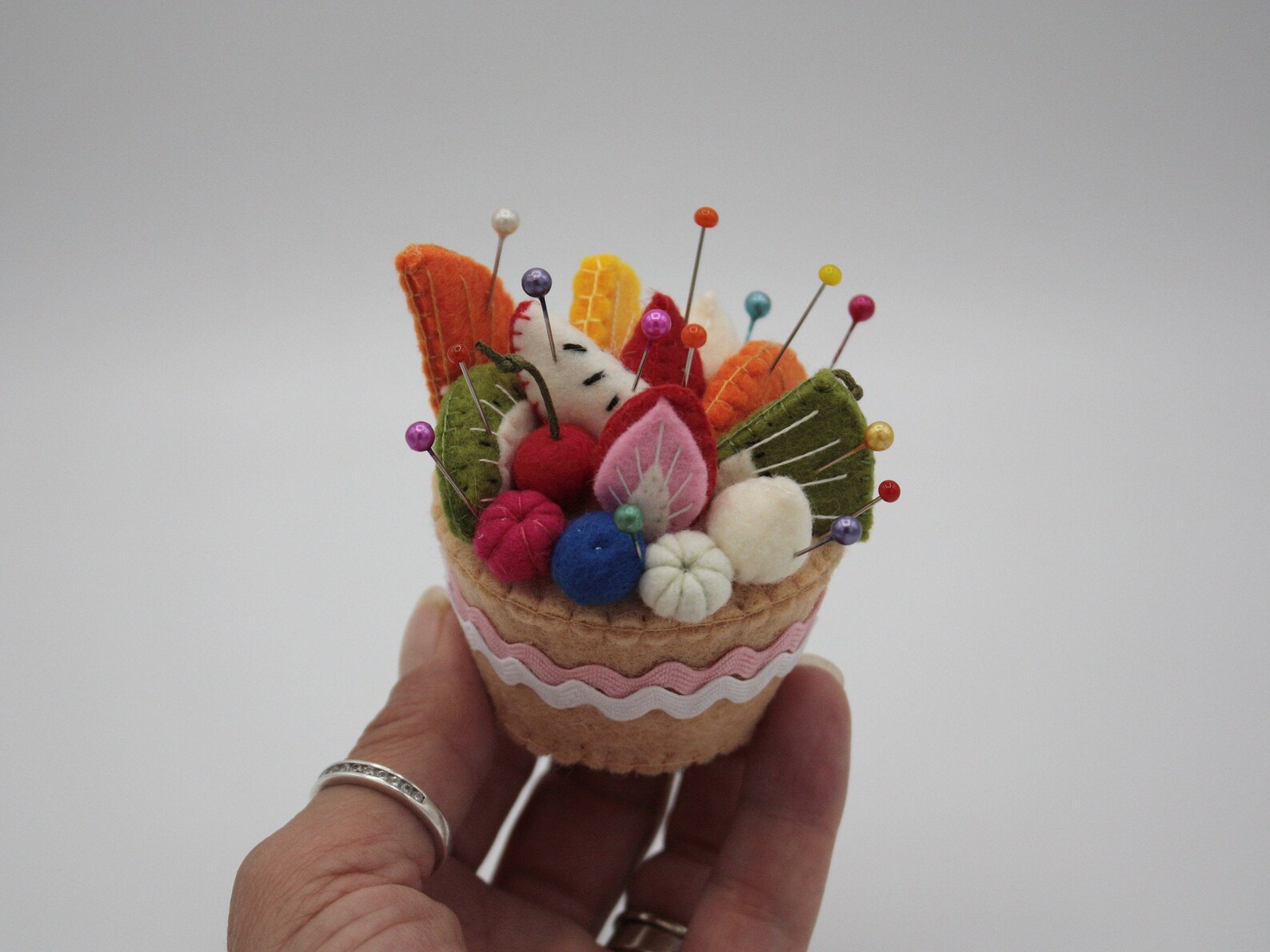 Felt Cake Pincushion Mini Fake Cake - Etsy