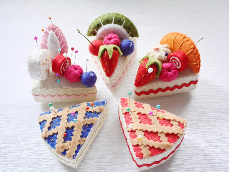 Felt Food Fake Slice of Cake Felt Pincushion - Etsy