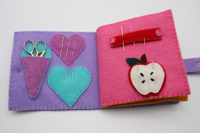 Wool Felt Needle Book - Etsy
