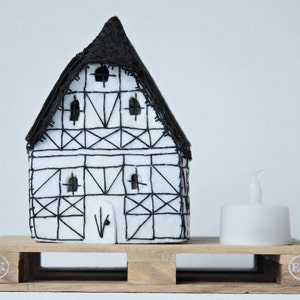 Mini Felt House, Lighted House Decor - Etsy