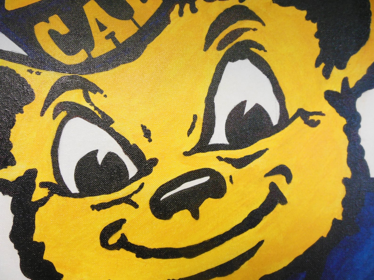 CAL Berkeley Oski Mascot Bear Painting. on Demand Art - Etsy