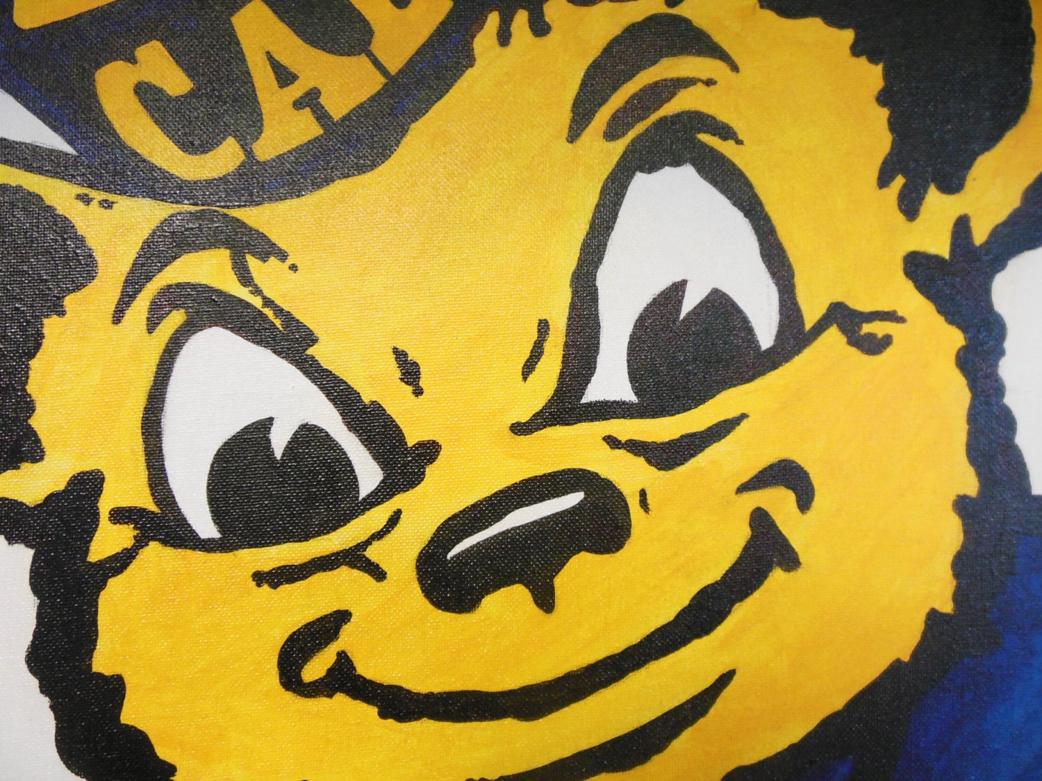 CAL Berkeley Oski Mascot Bear Painting. on Demand Art - Etsy