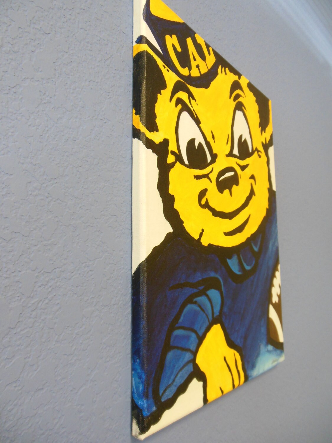 CAL Berkeley Oski Mascot Bear Painting. on Demand Art - Etsy