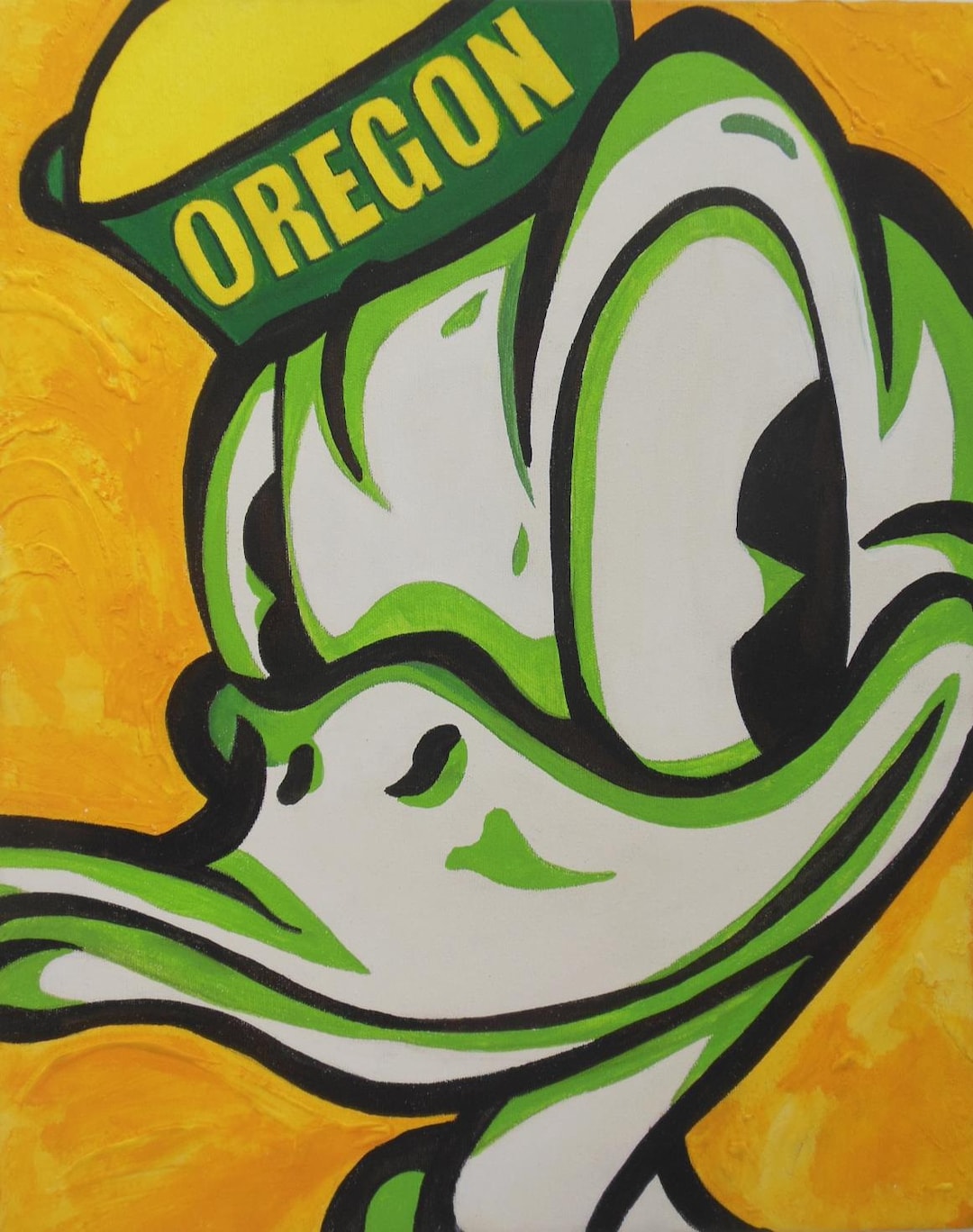 Oregon Ducks - Unique and Cool, "puddles" Mascot. This is an ON DEMAND ...
