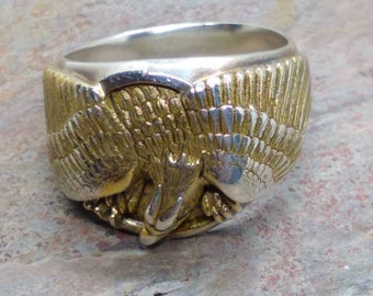 Vintage Biker Ring | Etsy