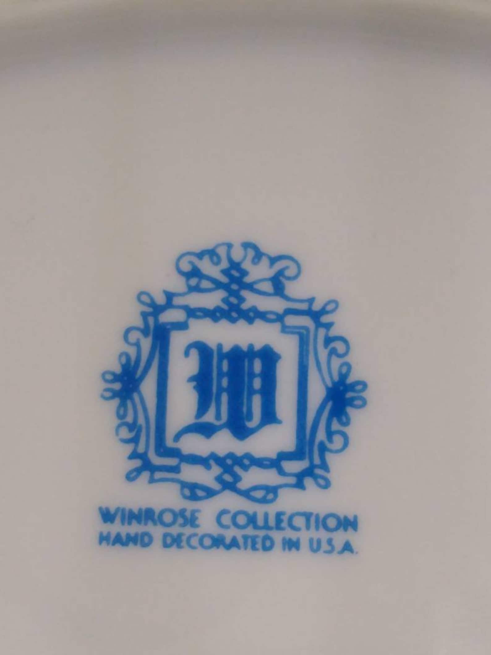 Winrose Collection Hand Decorated in USA Oval Candy Dish - Etsy