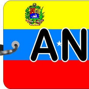 Personalized Venezuela Country Flag Keychain - Etsy