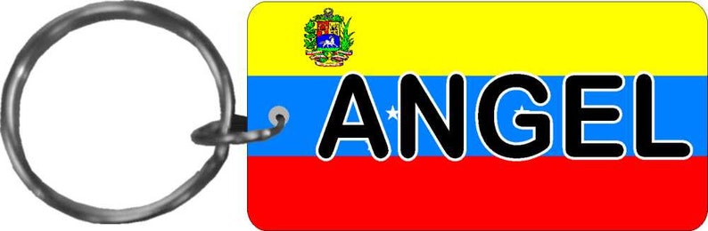 Personalized Venezuela Country Flag Keychain - Etsy