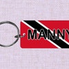 Personalized Barbados Country Flag Keychain - Etsy