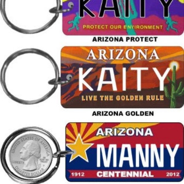 Arizona Keychain - Etsy