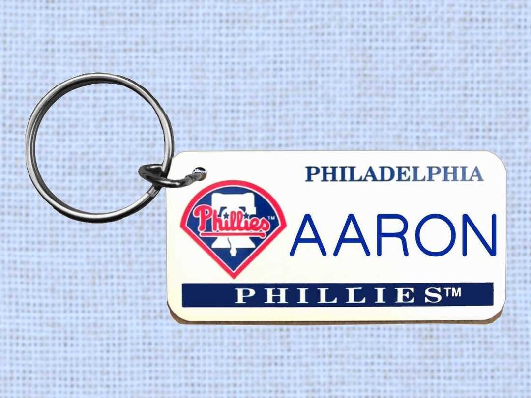 Personalized Philadelphia Phillies Keychain - Key Ring - Etsy