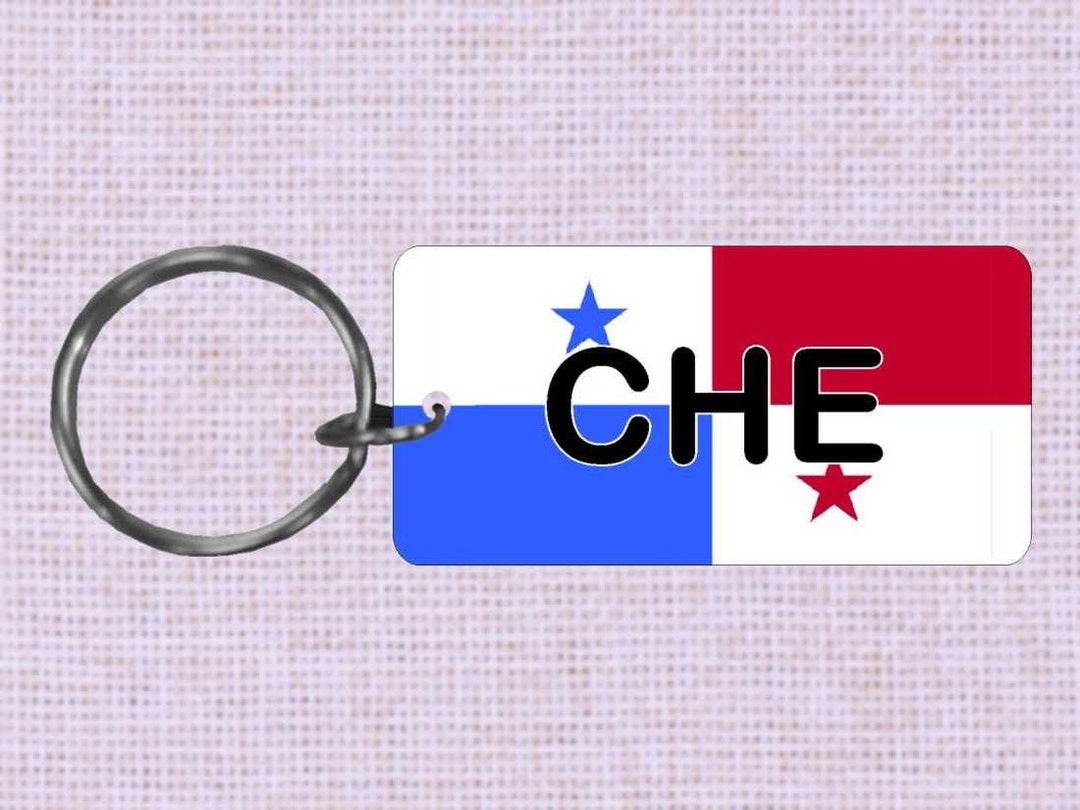 Personalized Panama Country Flag Keychain - Etsy