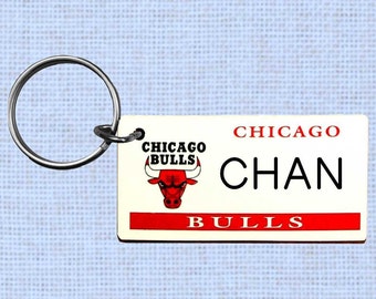 Chicago Bulls Key Chain - Etsy