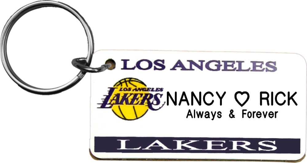 Personalized Los Angeles Lakers Keychain Key Ring - Etsy
