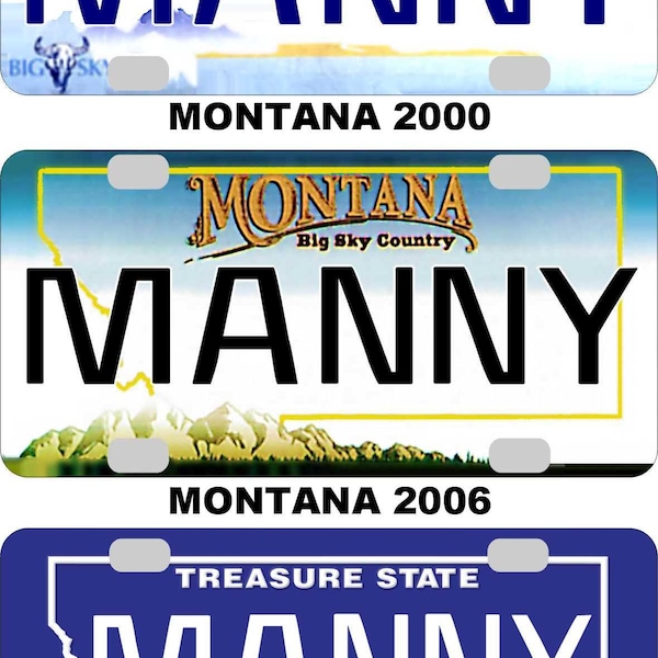 Montana License Plate Png - Etsy