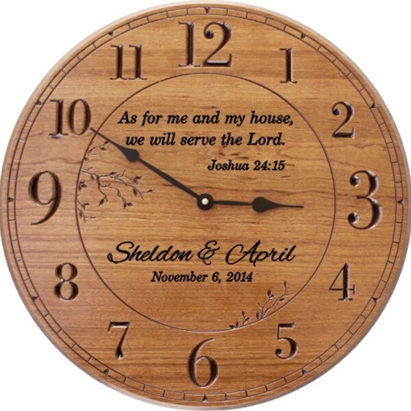 Christian Wall Clock - Etsy