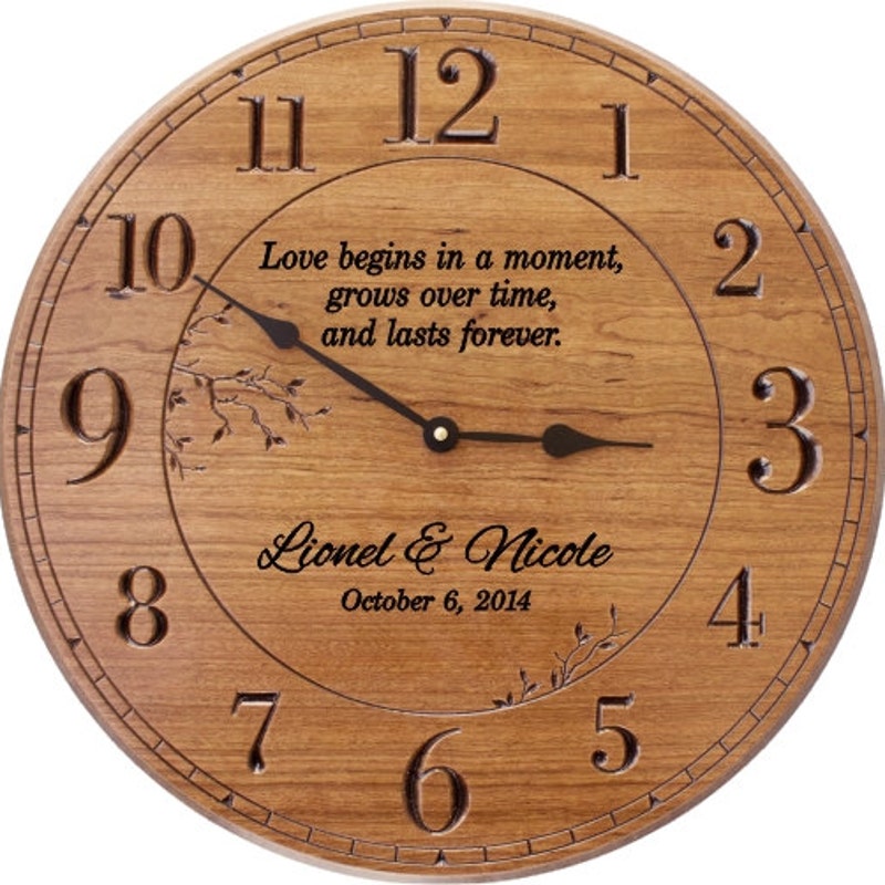 Personalized Clock - Etsy