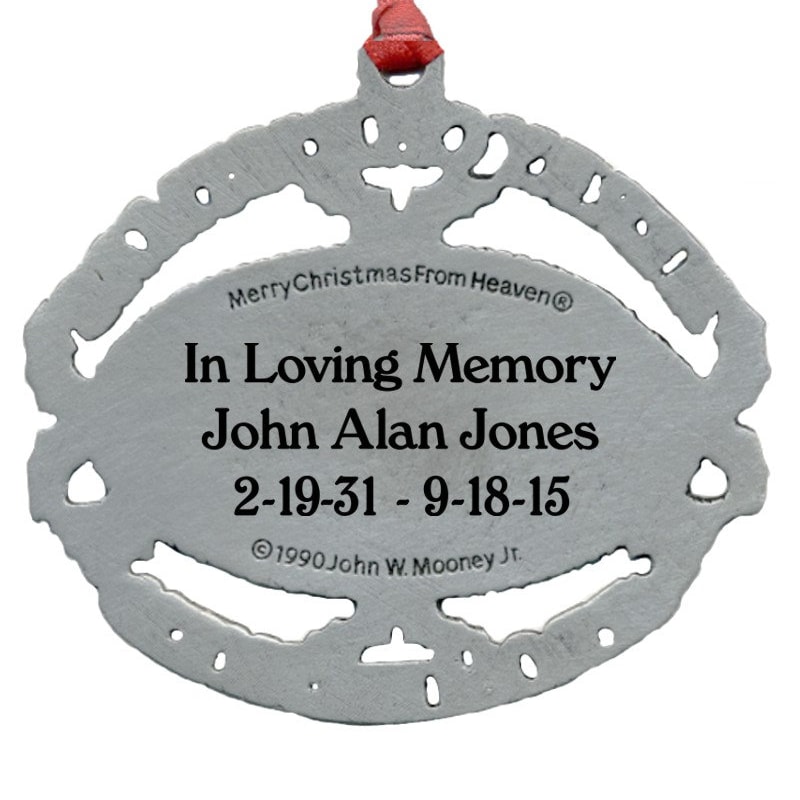 Memorialize Pewter Ornament - Etsy