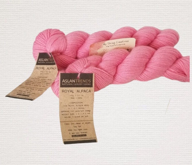 Aslan Trend royal Alpaca ultra Soft Alpaca Yarn Fine High Quality ...