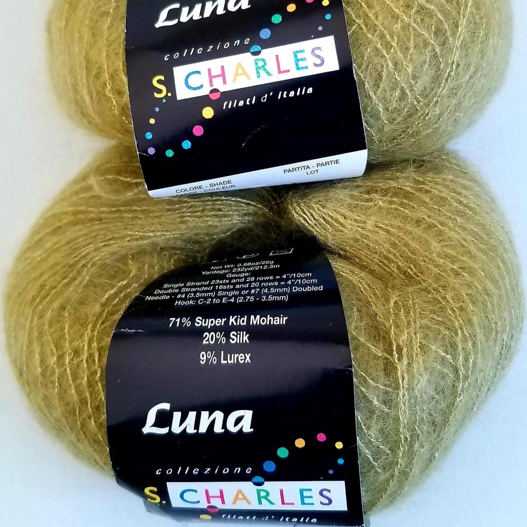 Stacy Charles LUNA ~ Super Kid Mohair & Silk With a Strand of Metallic ...