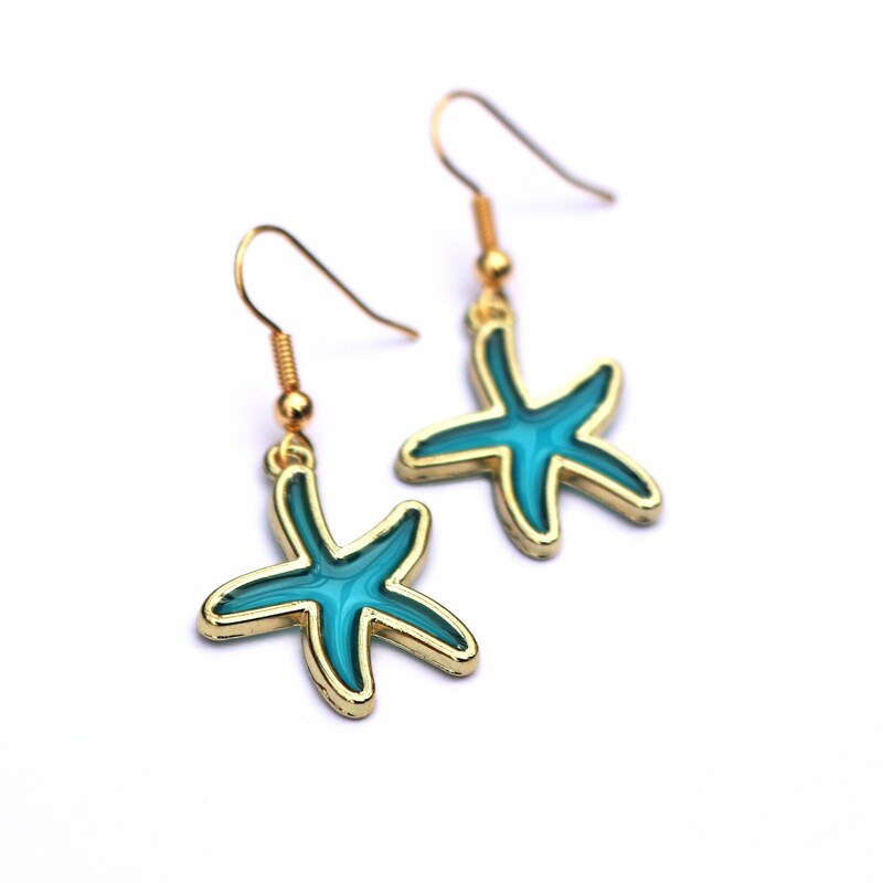 Starfish Earrings - Etsy