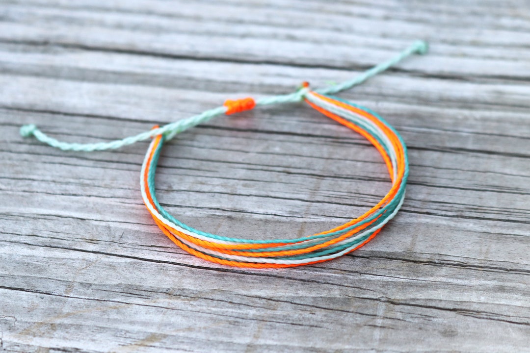 Custom Multicolor String Bracelet / Colorful Waterproof Bracelet ...