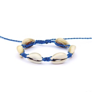 Waterproof Cowrie Shell Bracelet or Anklet / Adjustable Unisex Seashell ...