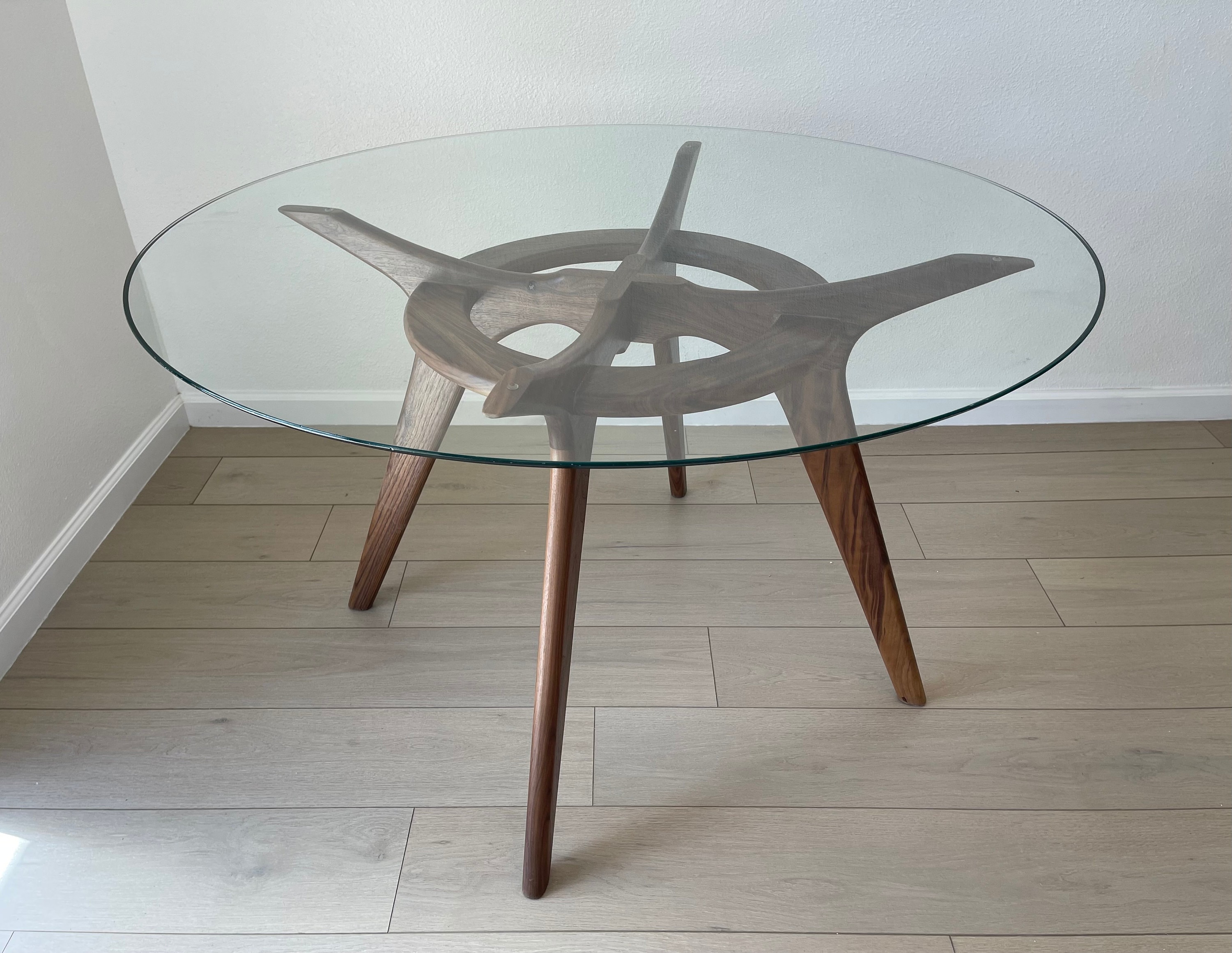 Pearsall Style Sculptural Compass Dining Table - Etsy