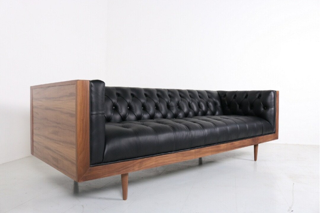 Mid Century Milo Style Case Sofa - Etsy