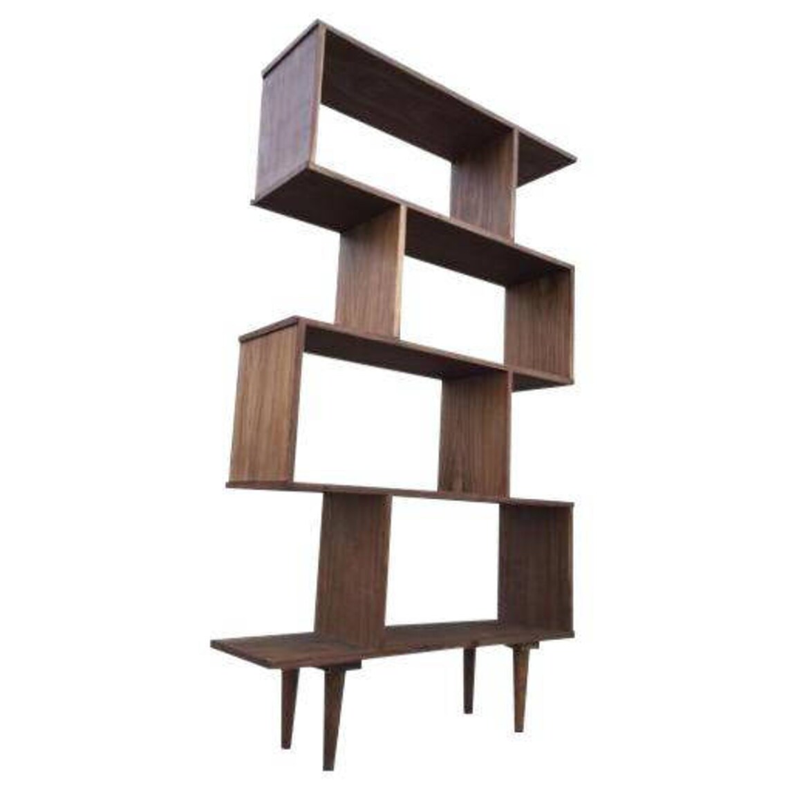 Handcrafted Walnut Bookshelf - Etsy