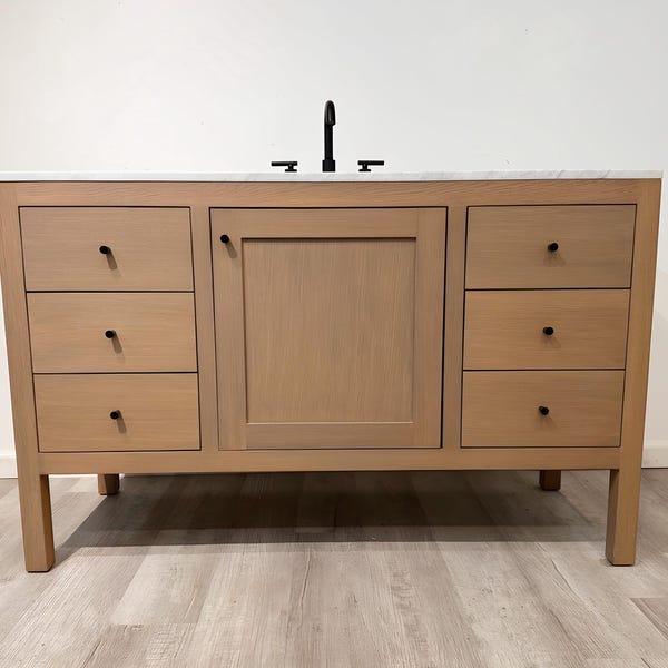 White Oak Vanity - Etsy