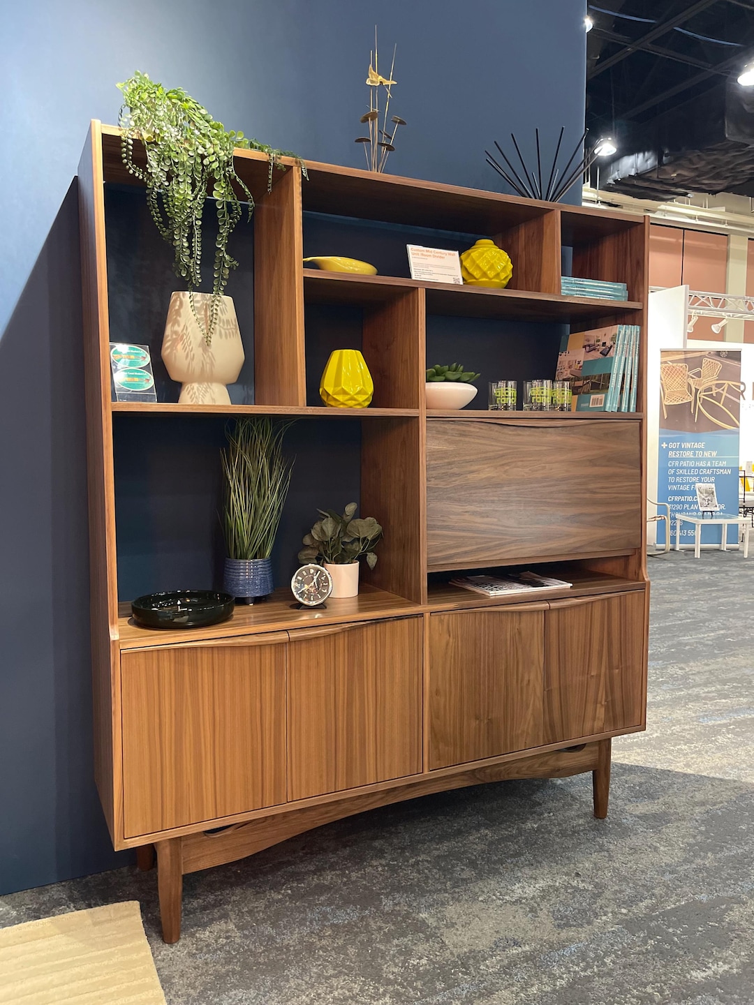 Mid Century Room Divider Wall Unit - Etsy