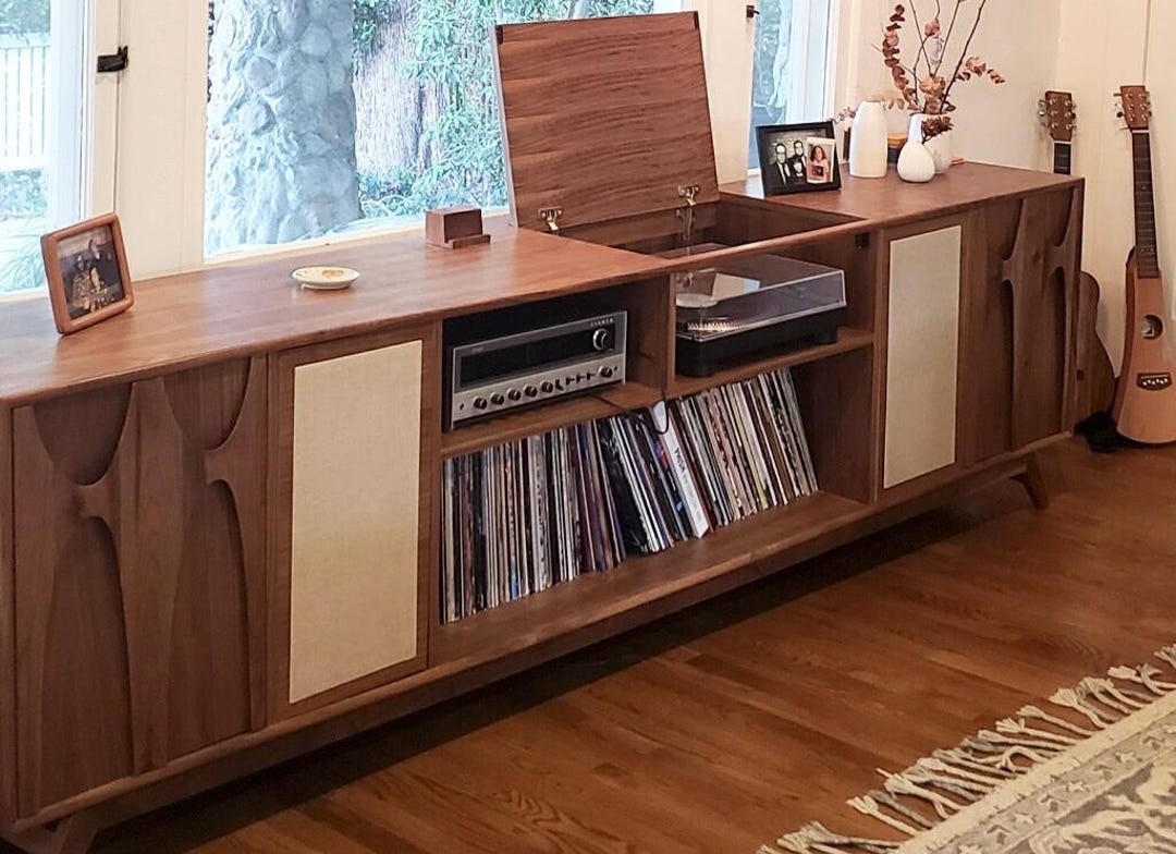 108" Vinyl Record Player Console - Etsy