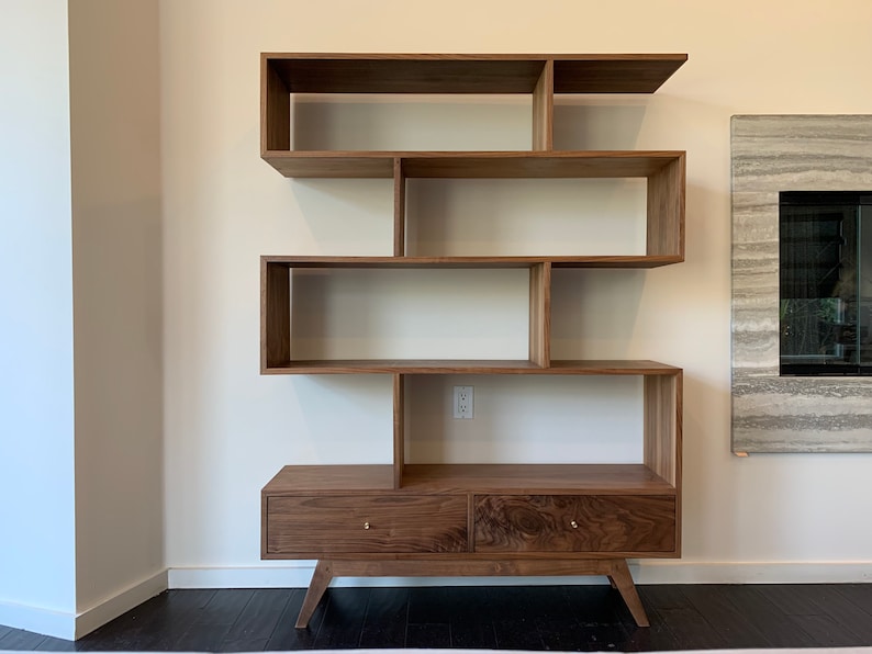 48" Staggered Display Bookshelf - Etsy