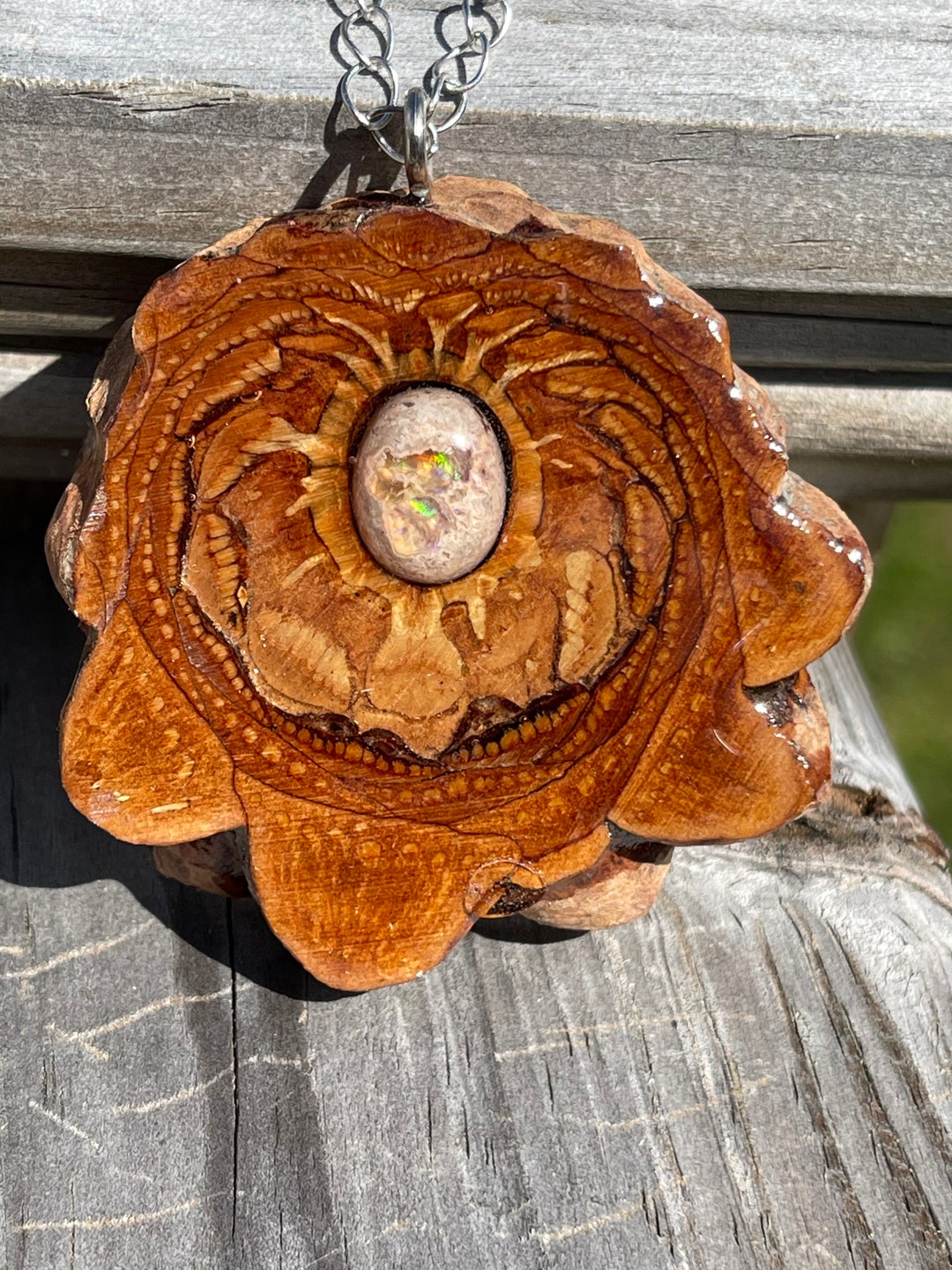 Pinecone Pendentif Real Knobcone Pinecone Third Eye Pinecone - Etsy France