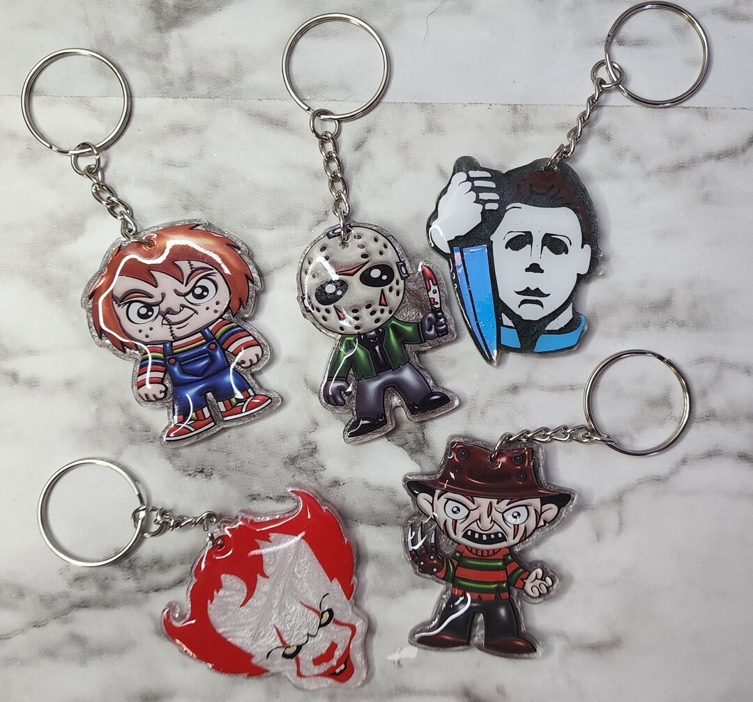 Horror Movie Keychains - Etsy