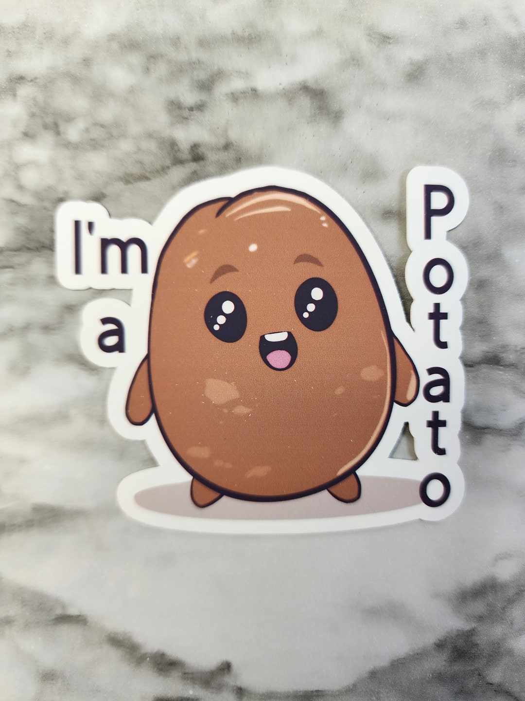 I'm a Potato Sticker Cute Sticker Fun Sticker Decals for Laptops ...