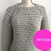 KNITTING PATTERN Snowfall Sweater Scarf, Scarf With Sleeves, Sneed ...