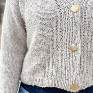 KNITTING PATTERN ** Empire State Cardigan, Art Decco Knit Cardigan ...