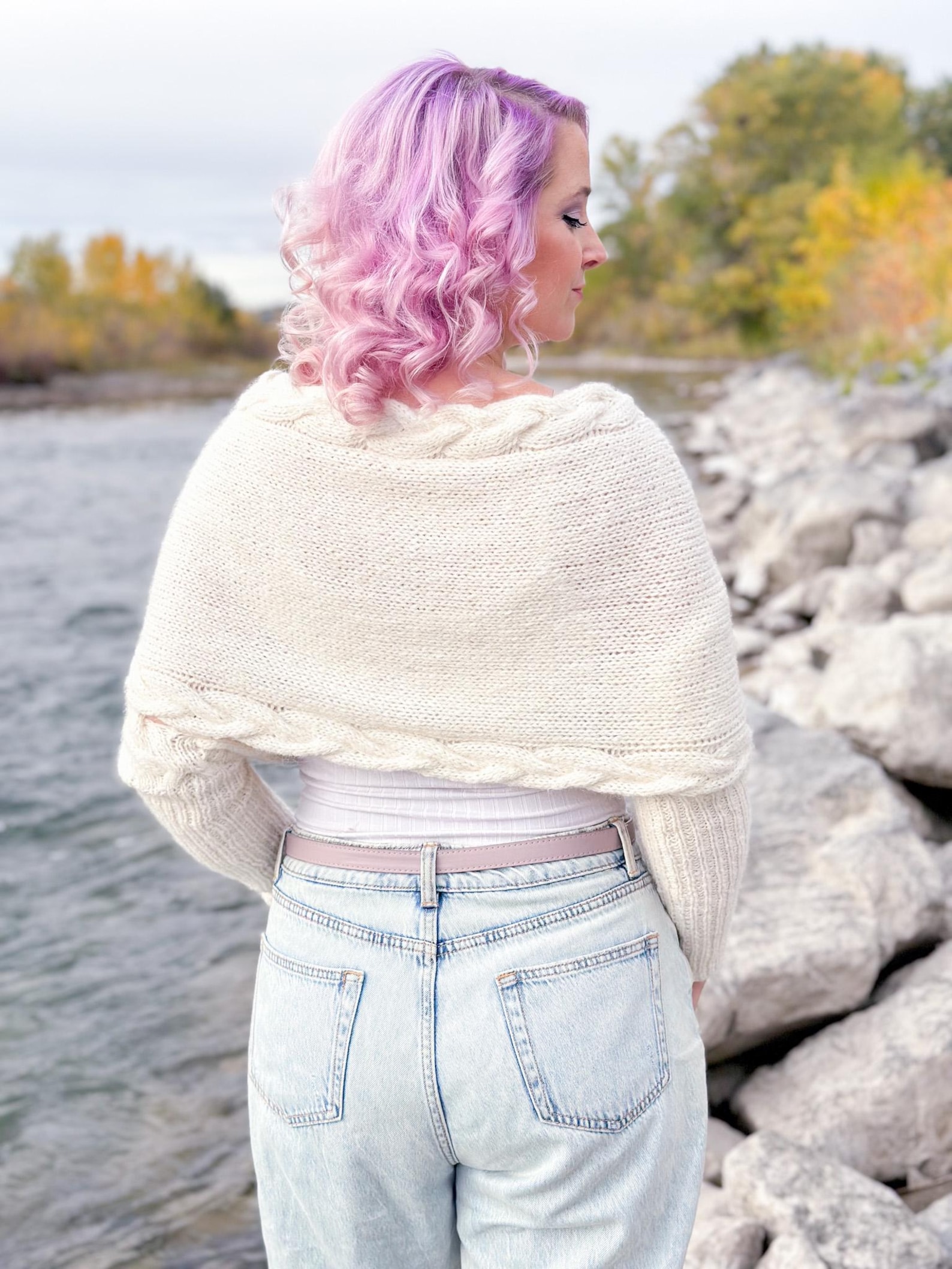 KNITTING PATTERN ** Braided Sweater Scarf, Scarf With Sleeves, Sneed ...