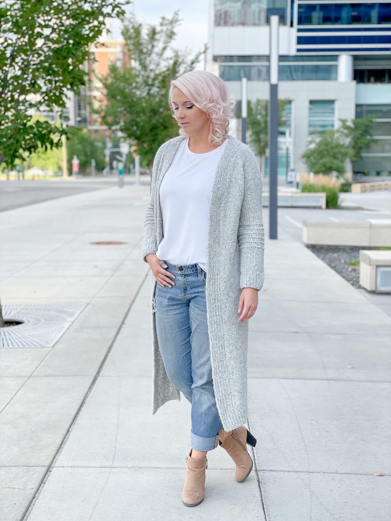 KNITTING PATTERN Ridgeline Duster Long Duster Cardigan | Etsy