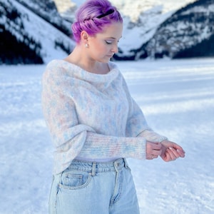 KNITTING PATTERN ** Cloudscape Sweater Scarf, Scarf With Sleeves, Sneed ...