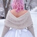 KNITTING PATTERN ** Snowfall Sweater Scarf, Scarf With Sleeves, Sneed ...