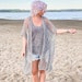 KNITTING PATTERN ** Lakeside Beach Wrap, Swimsuit Wrap, Knit Beach Wrap ...
