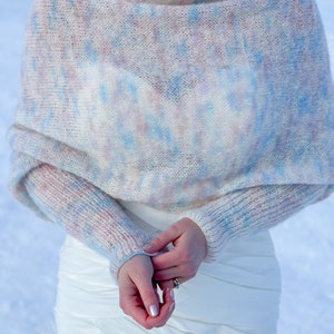 KNITTING PATTERN ** Cloudscape Sweater Scarf, Scarf With Sleeves, Sneed ...