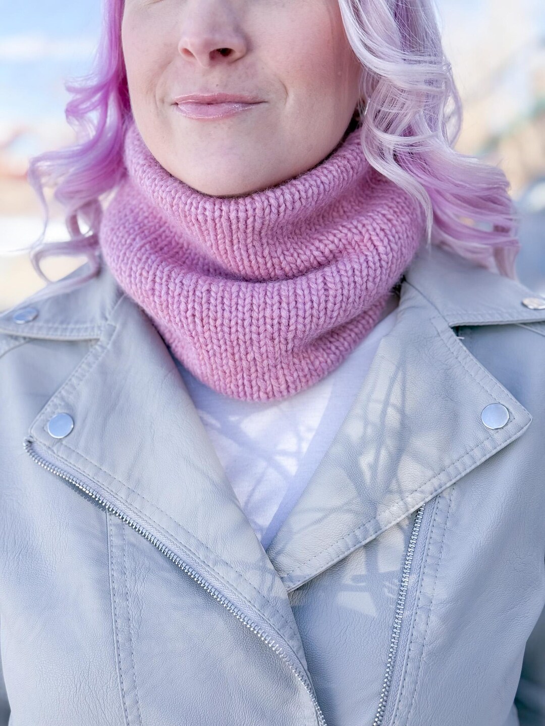 KNITTING PATTERN ** Double Double Cowl, Double Brimmed Cowl, Double ...