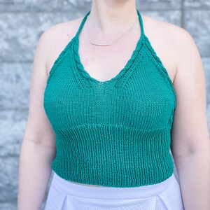 KNITTING PATTERN ** Braided Bralette, Knit Bralette, Knit Camisole ...