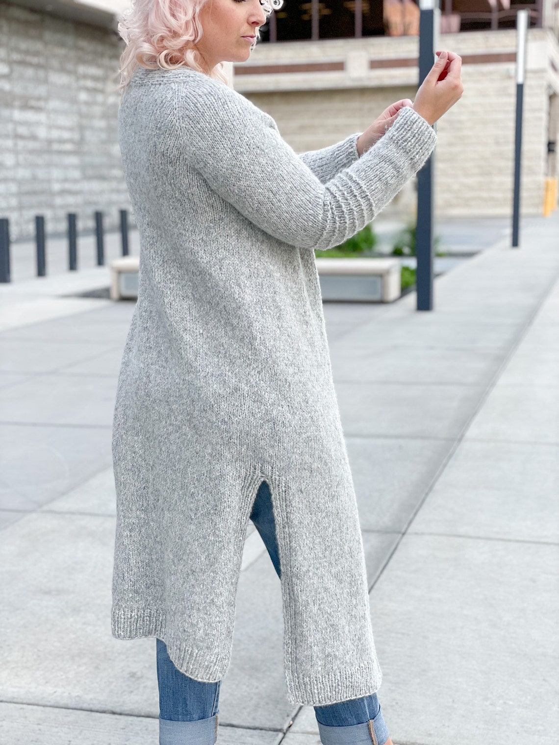 KNITTING PATTERN Ridgeline Duster Long Duster Cardigan - Etsy