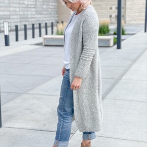 KNITTING PATTERN ** Ridgeline Duster, Long Duster Cardigan, Long Knit ...